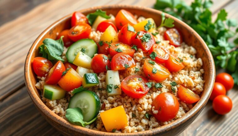 Easy Bulgar Recipe with Veg: A Healthy Mediterranean Bowl